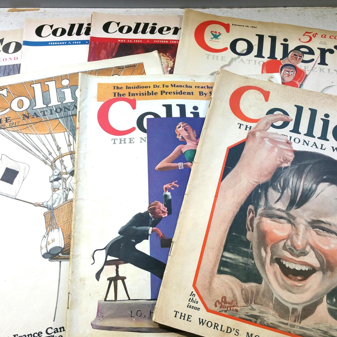CHOICE Collier Magazines 1900 30s News Articles Craft Cook Decorate ...
