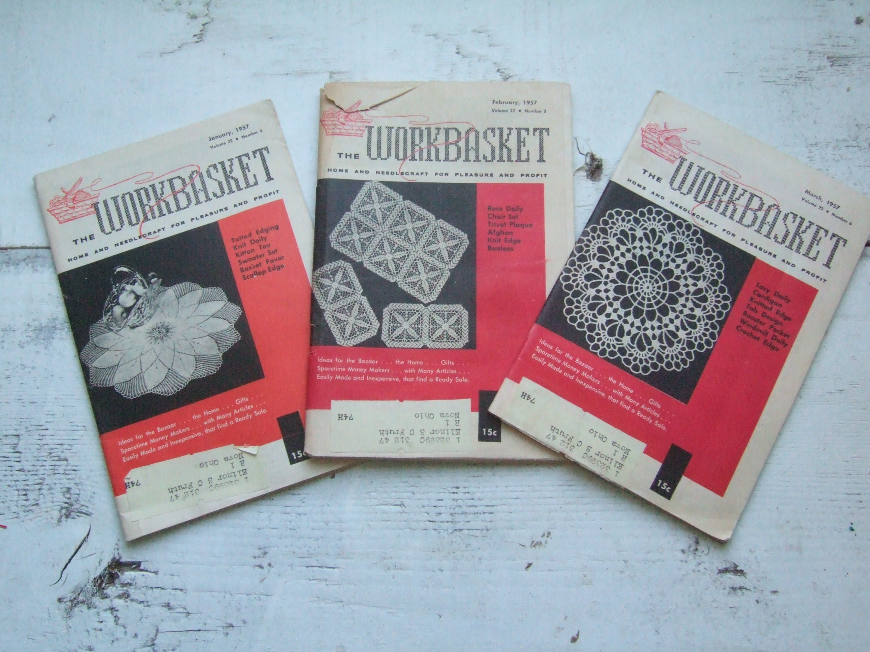 Art & Collectibles Collectibles 8 Issues Of The Workbasket Magazine ...