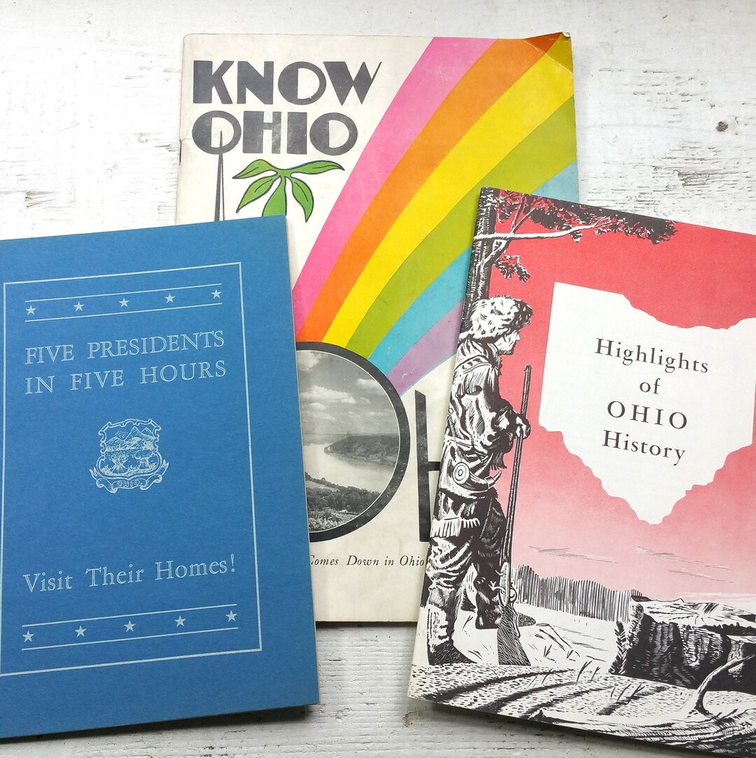 Choice Ohio Booklet Vintage Midcentury Souvenir OH State Pamphlet Guide ...
