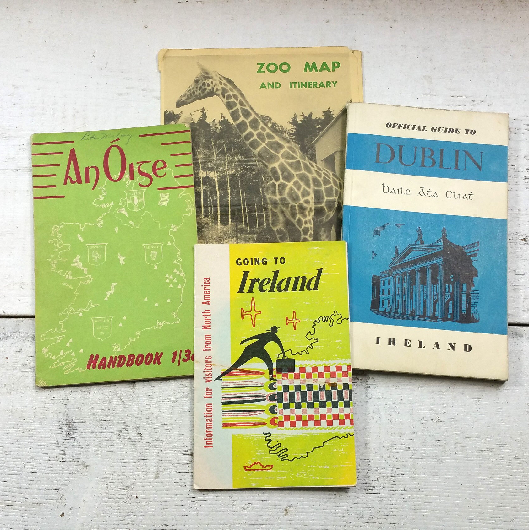 CHOICE Ireland Travel Brochures Maps Vintage Midcentury History ...