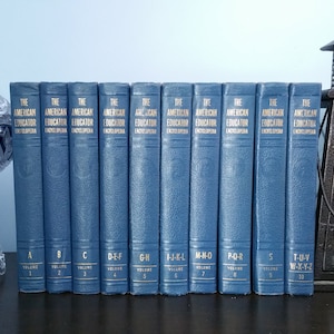 The American Educator Encyclopedia Complete Set Vintage 1957 Book ...