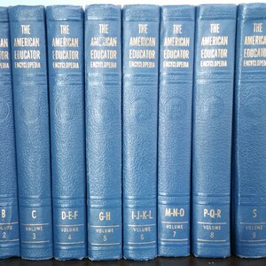 The American Educator Encyclopedia Complete Set Vintage 1957 Book ...