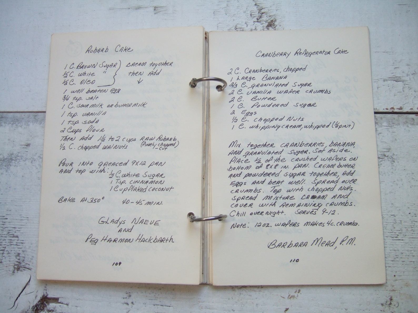 Vintage Copied Handwritten Recipes Cookbook Minnesota A | Etsy