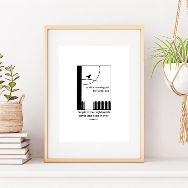 To Kill a Mockingbird Wall Art - Etsy