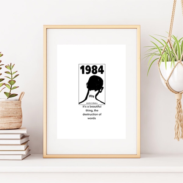 1984 George Orwell Poster - Etsy