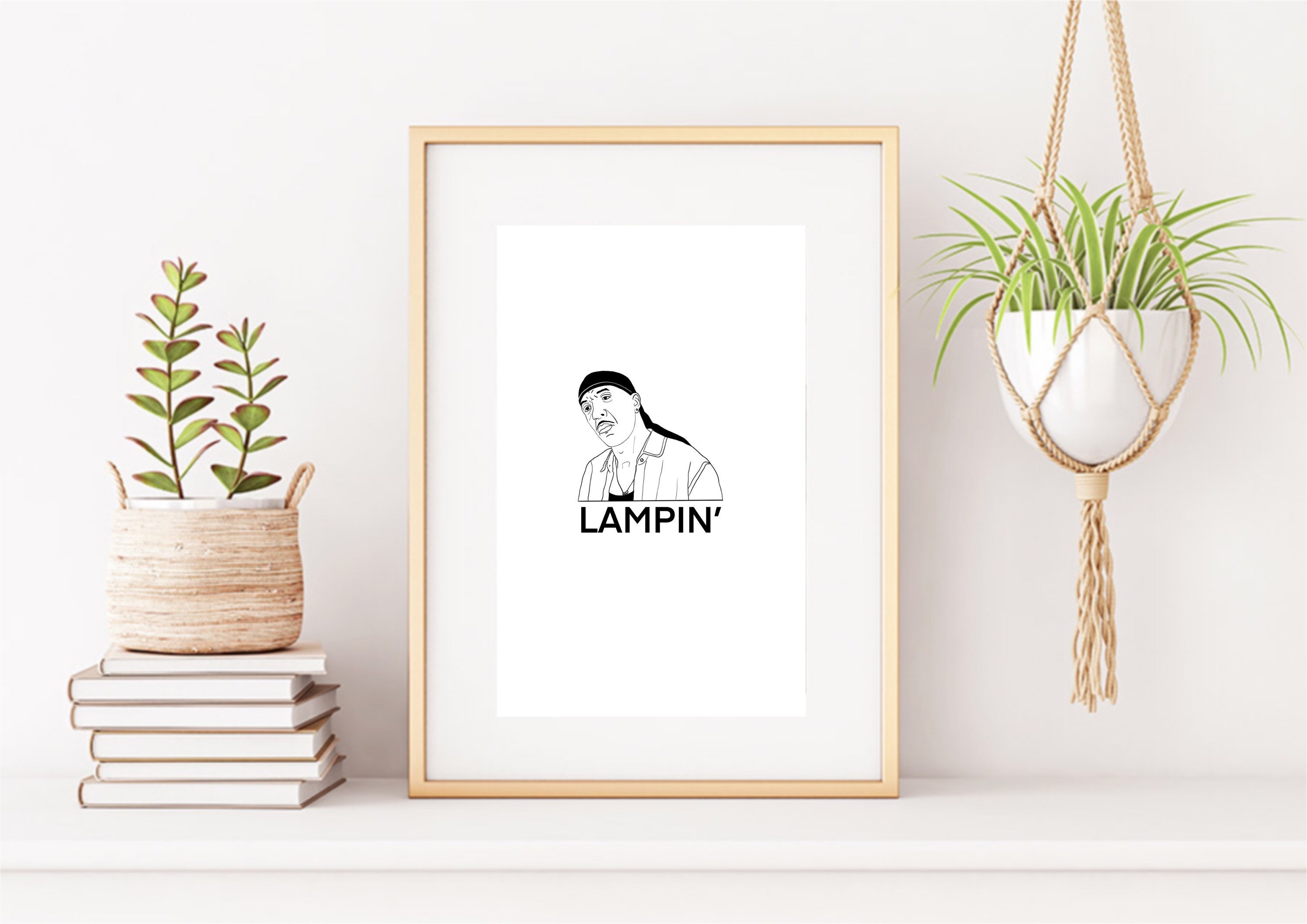 Curb Your Enthusiasm Leon Black Lampin Comedy Art Print. Art - Etsy