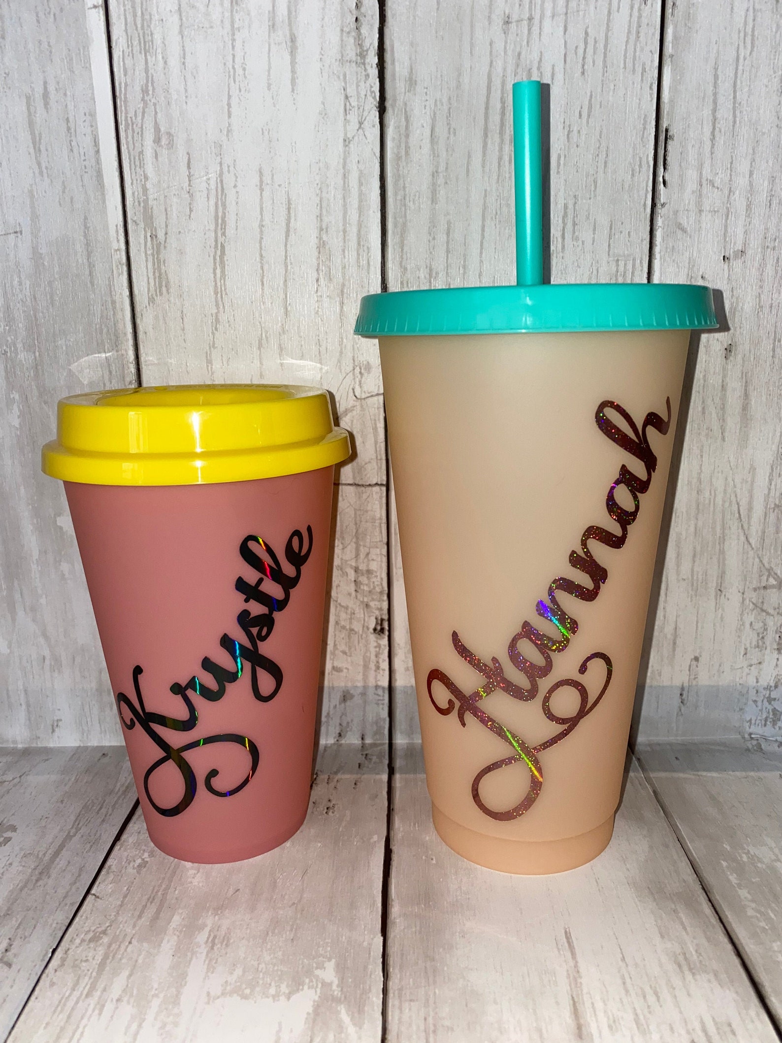 Personalized Color Changing Cups Personalized Cups Tumbler | Etsy