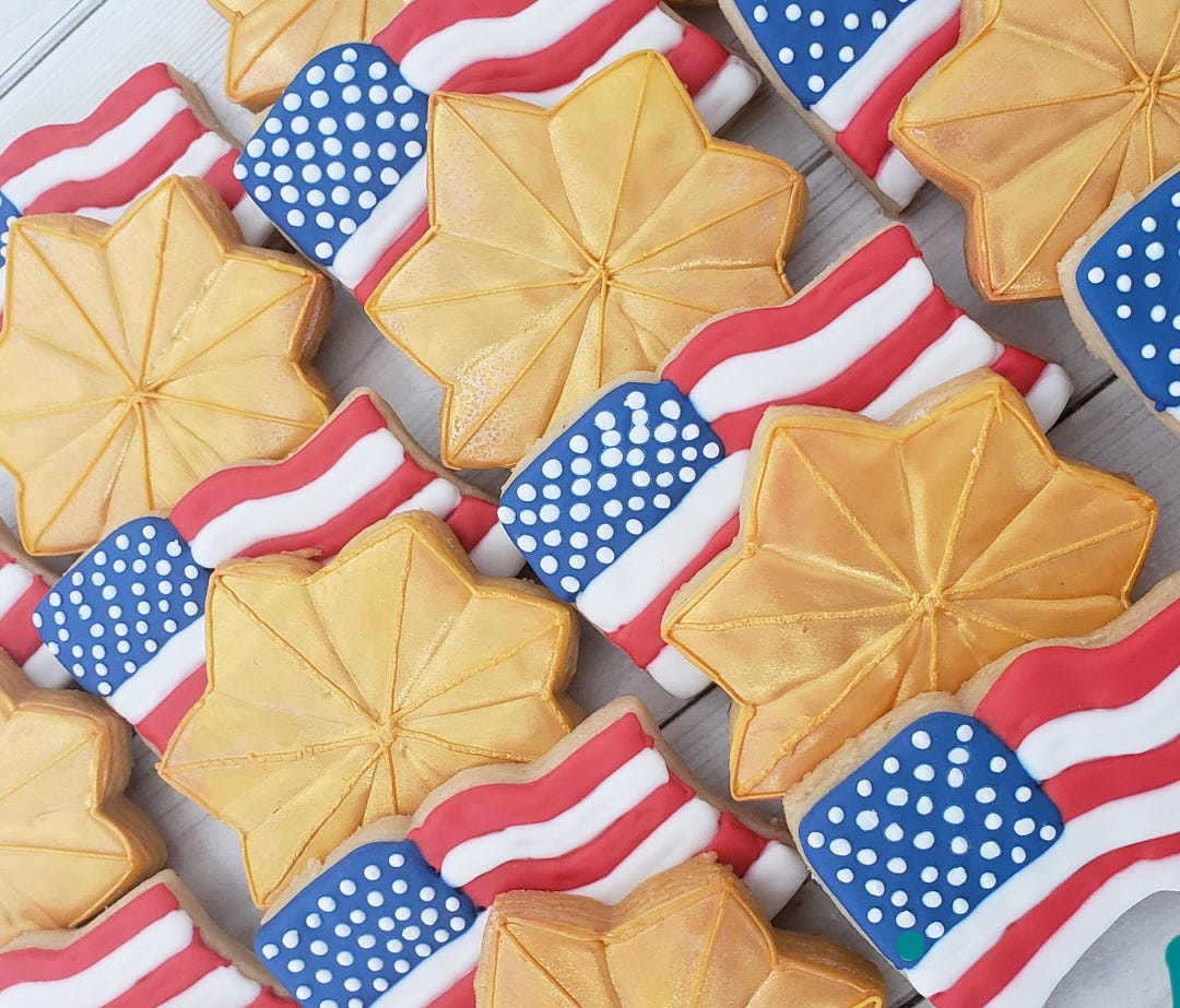 Major Promotion Sugar Cookies, Gold Oak Leaf Cluster Cookies, Major ...