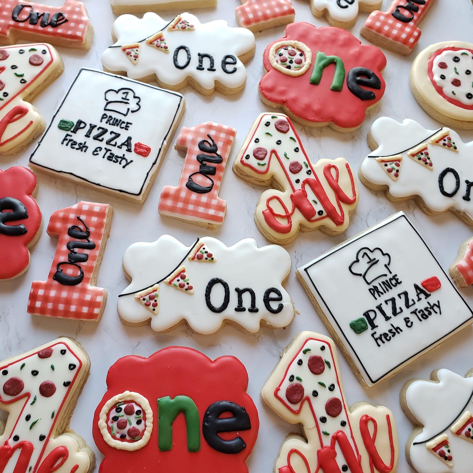 Pizza Sugar Cookies. Pizza Themed Sugar Cookies. Custom Pizza Sugar ...