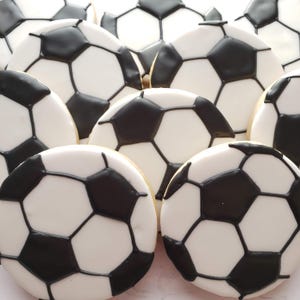 Soccer Birthday Sugar Cookies. Soccer Themed Sugar Cookies. Custom ...