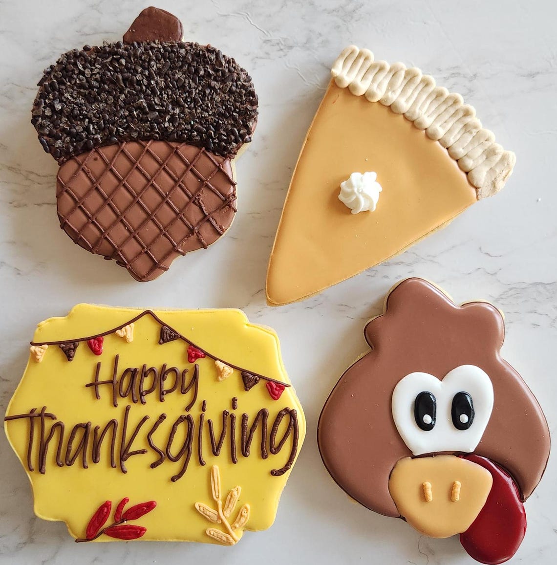 Thanksgiving Decorated Sugar Cookies, Thanksgiving Cookies ...