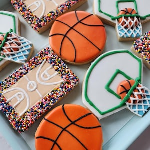 Basketball Sugar Cookies. Basketball Themed Sugar Cookies. Custom ...
