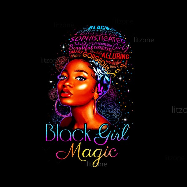 Black Girl Magic Png - Etsy