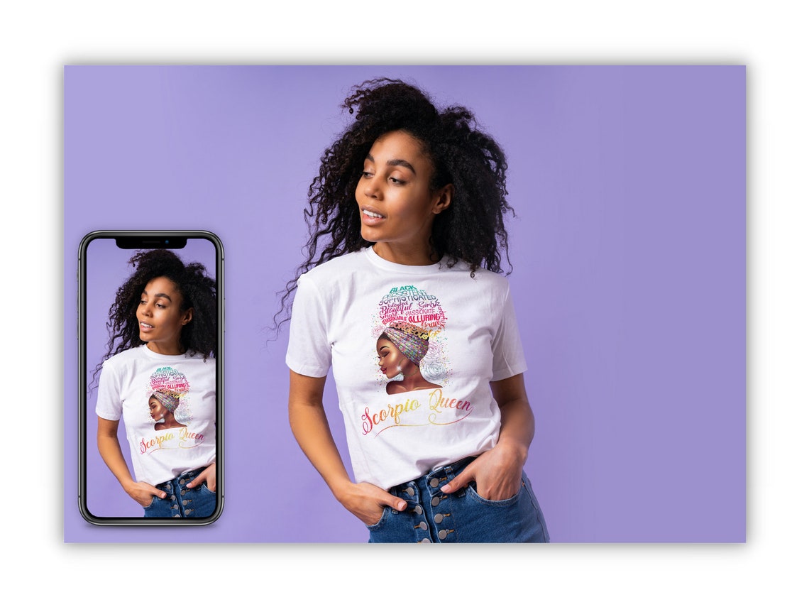 Scorpio Queen Black Queen Art Scorpio Queen PNG SVG - Etsy