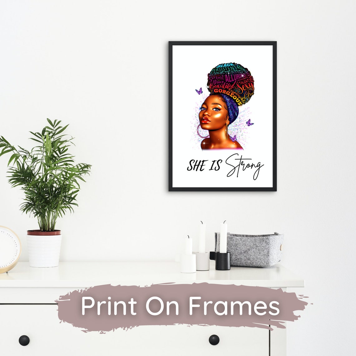 She is Strong Printable Digital Download She is Strong | Etsy