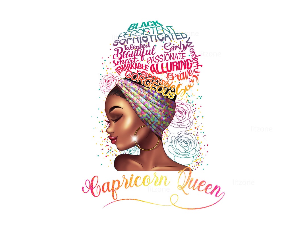 Capricorn Queen SVG | Premium - Capricorn Queen PNG | Capricorn Queen ...