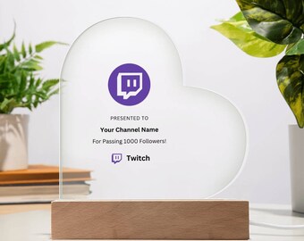 Twitch Vip Desk Ornament 3D Print Great Streamer Gift Gift for Streamer ...