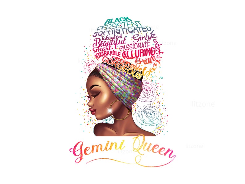 Gemini Queen SVG Premium Gemini PNG Designs Gemini Zodiac - Etsy