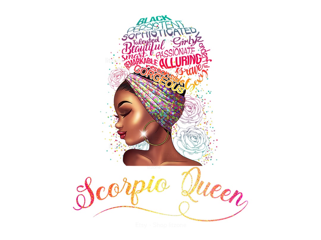Scorpio Queen - Black Queen Art | Scorpio Queen PNG, SVG | Scorpio Art ...