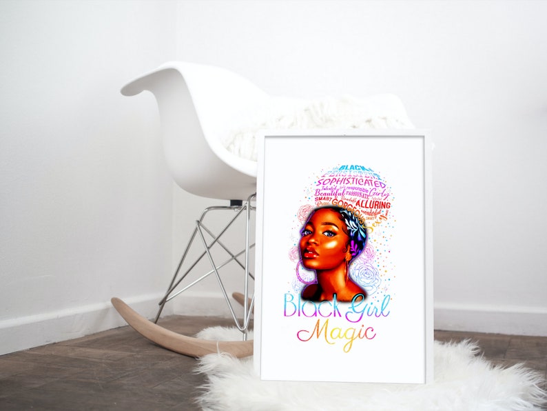 Black Girl Magic PNG Afro Girl Magic PNG - Etsy