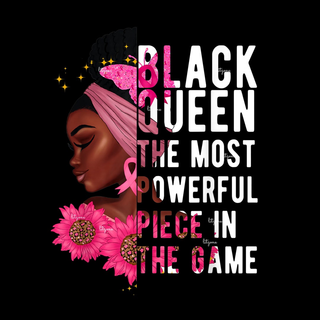 Black Queen Most Powerful Piece in the Game SVG PNG - Etsy