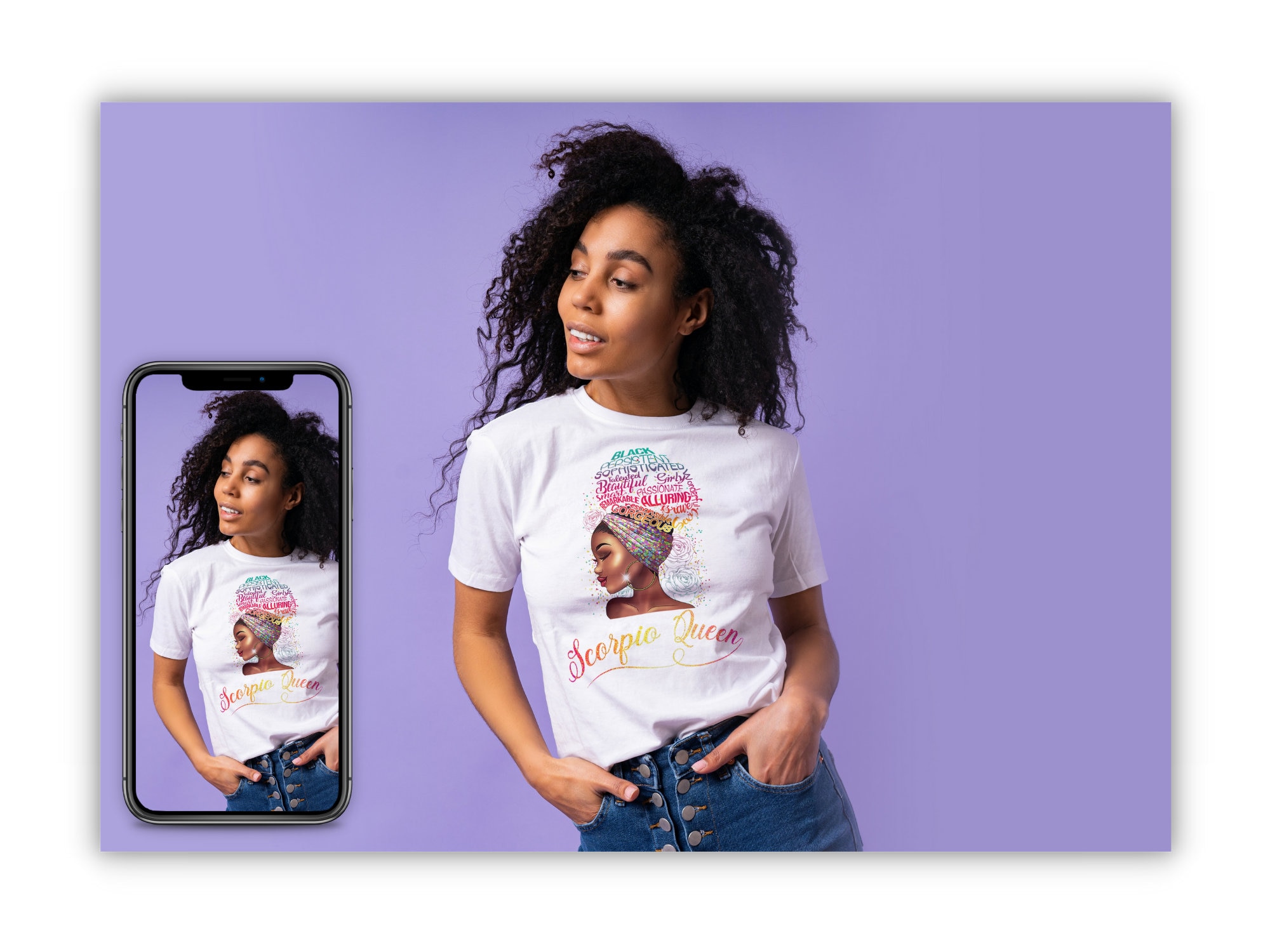 Scorpio Queen Black Queen Art Scorpio Queen PNG SVG - Etsy