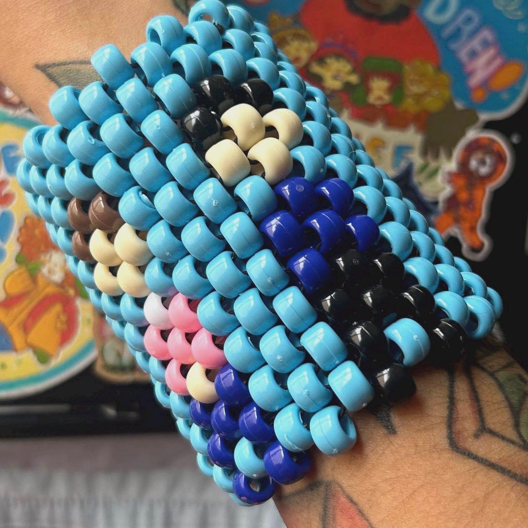 Weezer Blue Album Kandi Cuff - Etsy