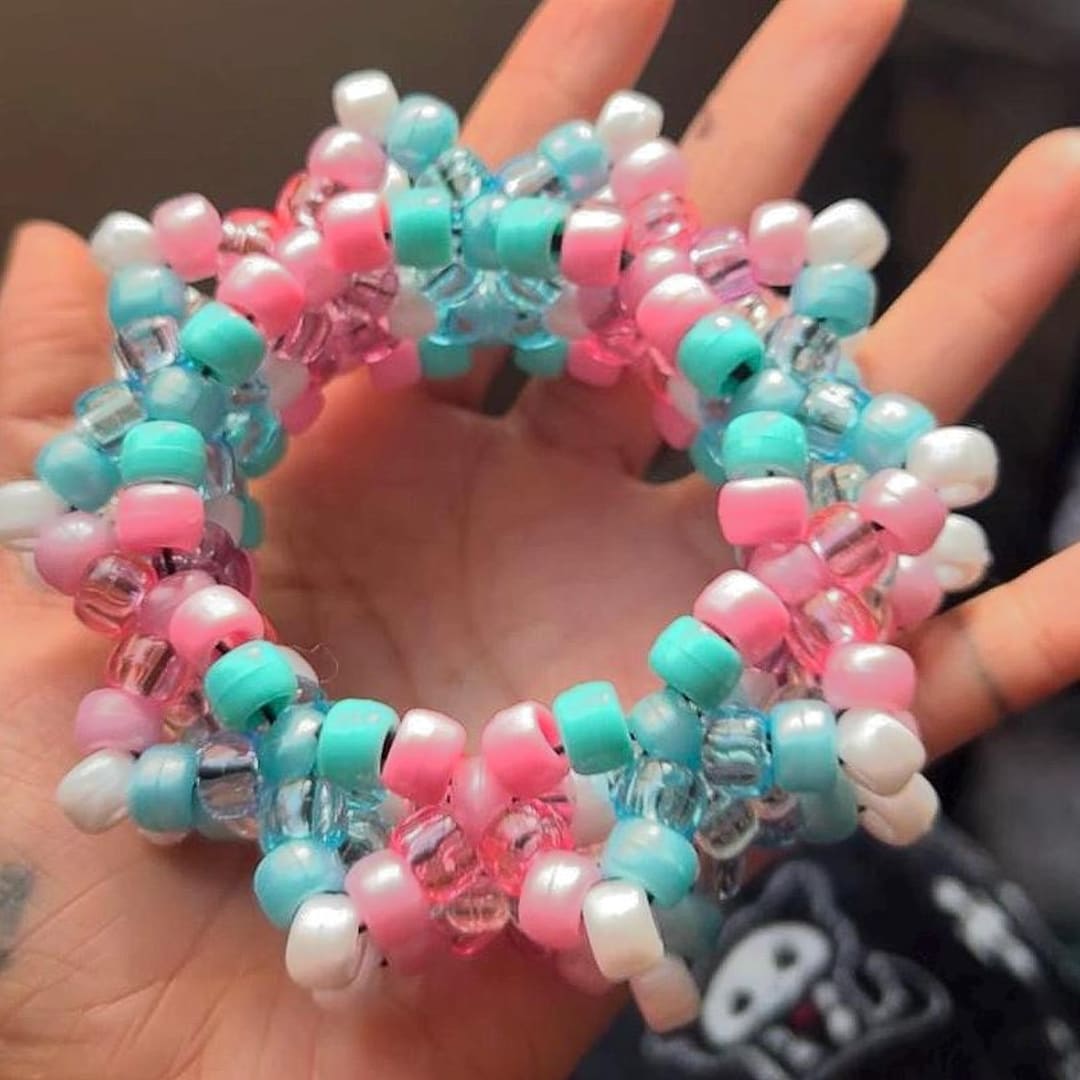 Rotating Kandi Bracelet/cuff (customization Available) - Etsy