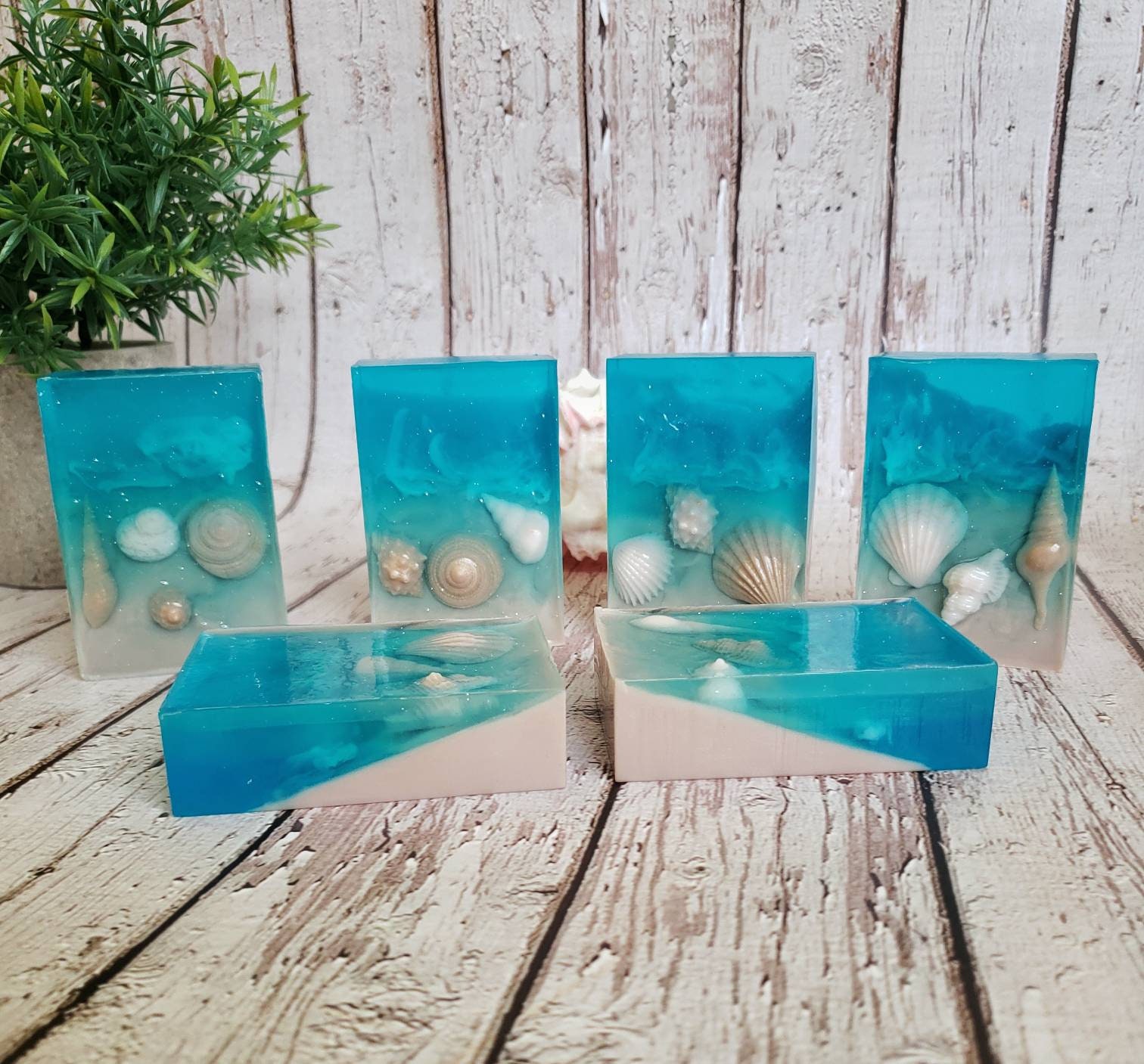 Ocean Soap Beach Soap Seashell Soap Handmade Glycerin Soap | Etsy