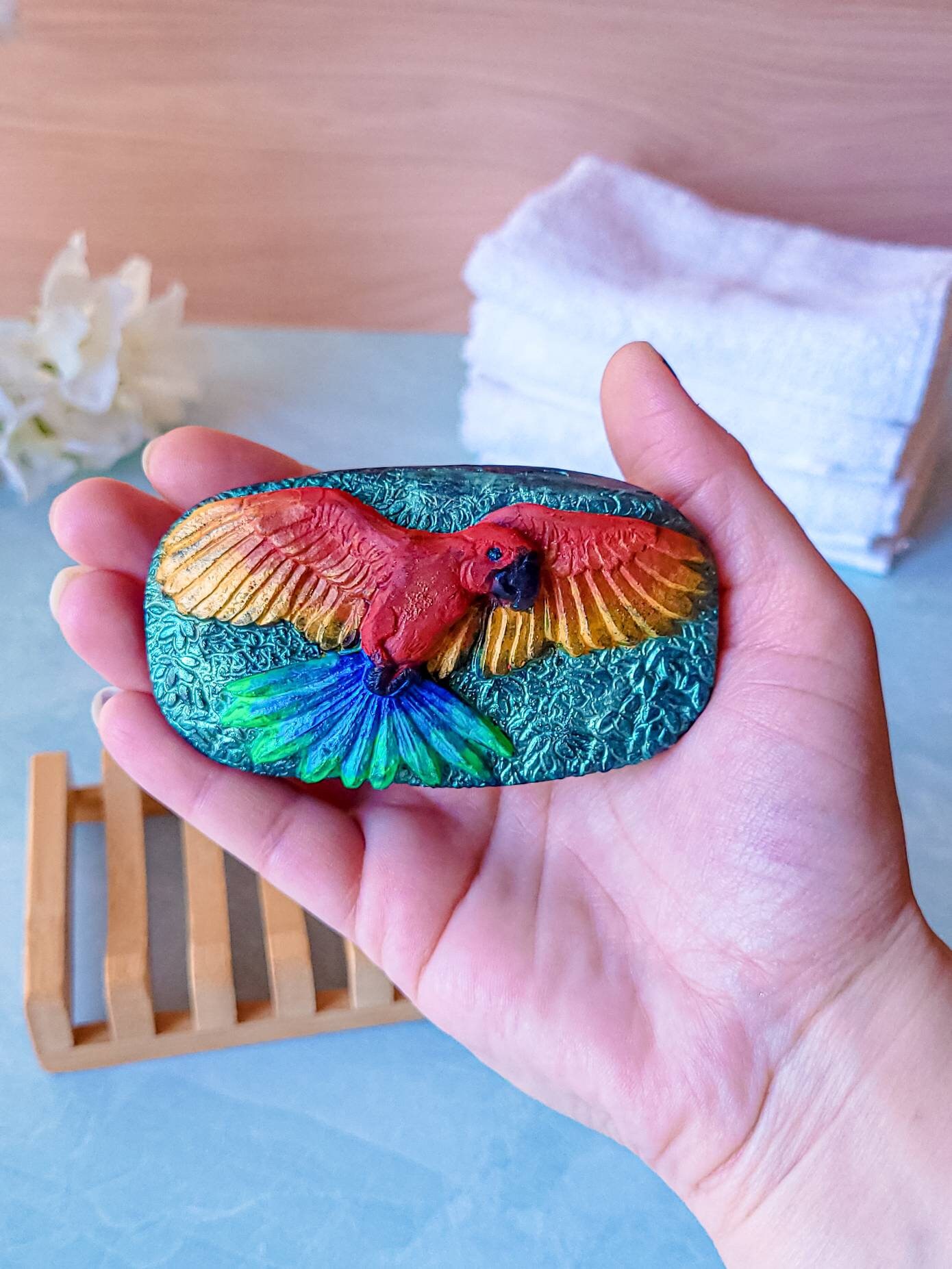 Parrot Soap Bird Soap Black Raspberry Vanilla Soap Bird - Etsy