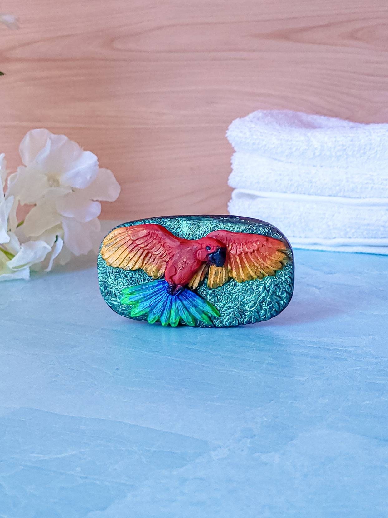 Parrot Soap Bird Soap Black Raspberry Vanilla Soap Bird - Etsy