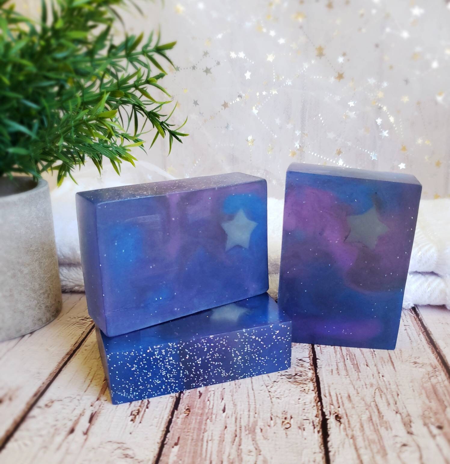 Galaxy Soap Handmade Glycerin Soap Birthday Gift For Best | Etsy