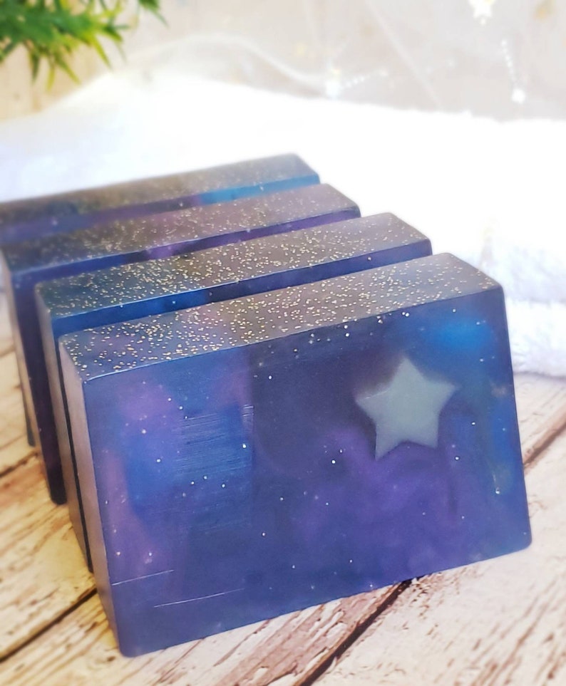 Galaxy Soap Handmade Glycerin Soap Birthday Gift For Best | Etsy