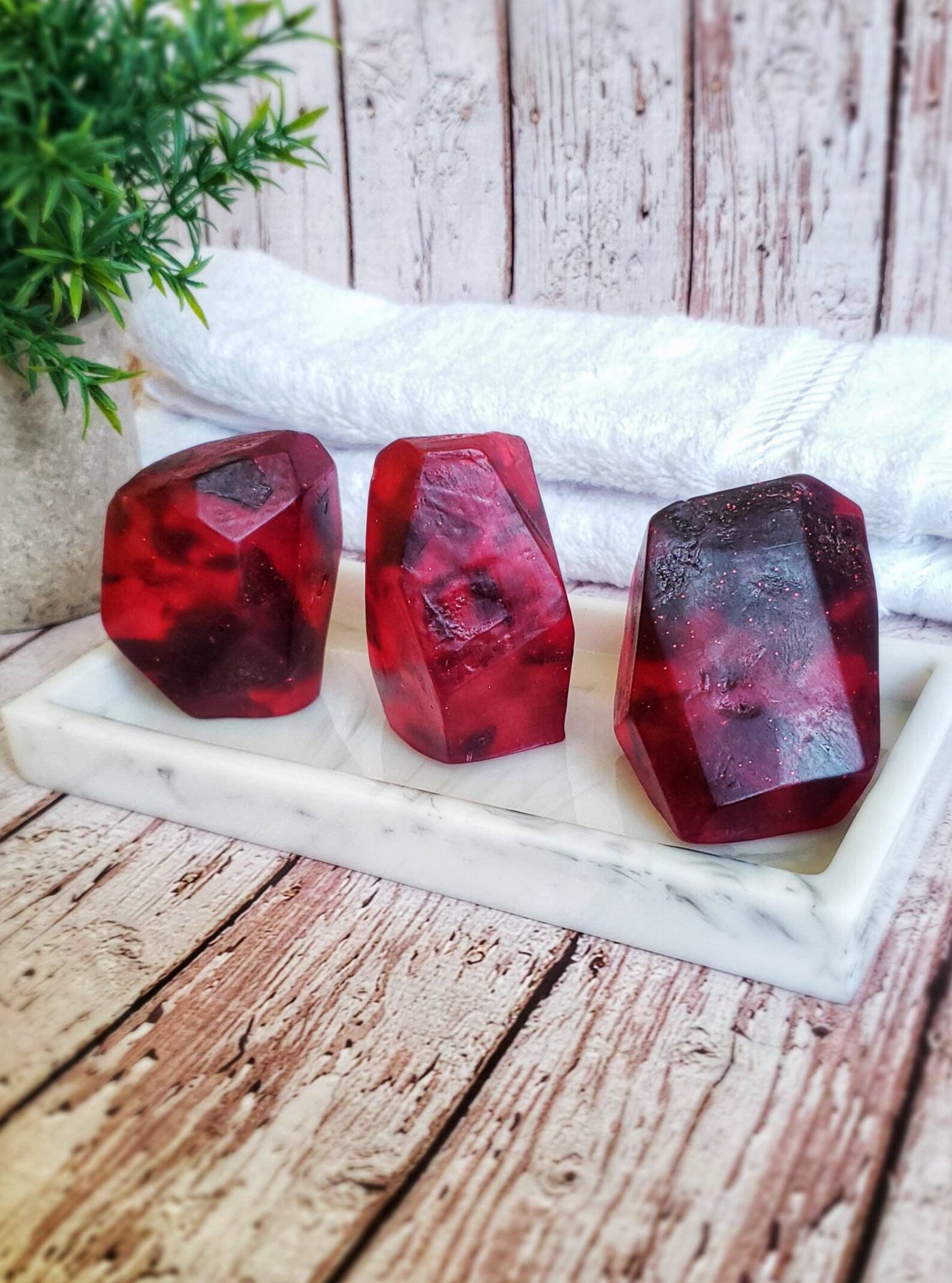 Ruby Soap Gemstone Soap Witchy Gifts for Best Friend - Etsy