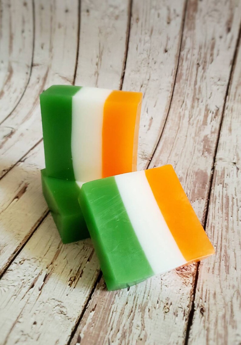 Irish Flag Soap, Irish Pride Gift, St Patrick's Day Soap, Glycerin Soap ...