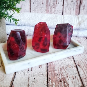 Ruby Soap, Gemstone Soap, Witchy Gifts for Best Friend, Crystal Soap ...