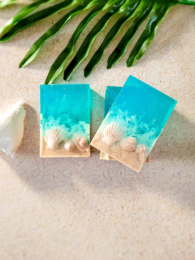 Ocean Soap Beach Soap Seashell Soap Nautical Soap Beach - Etsy
