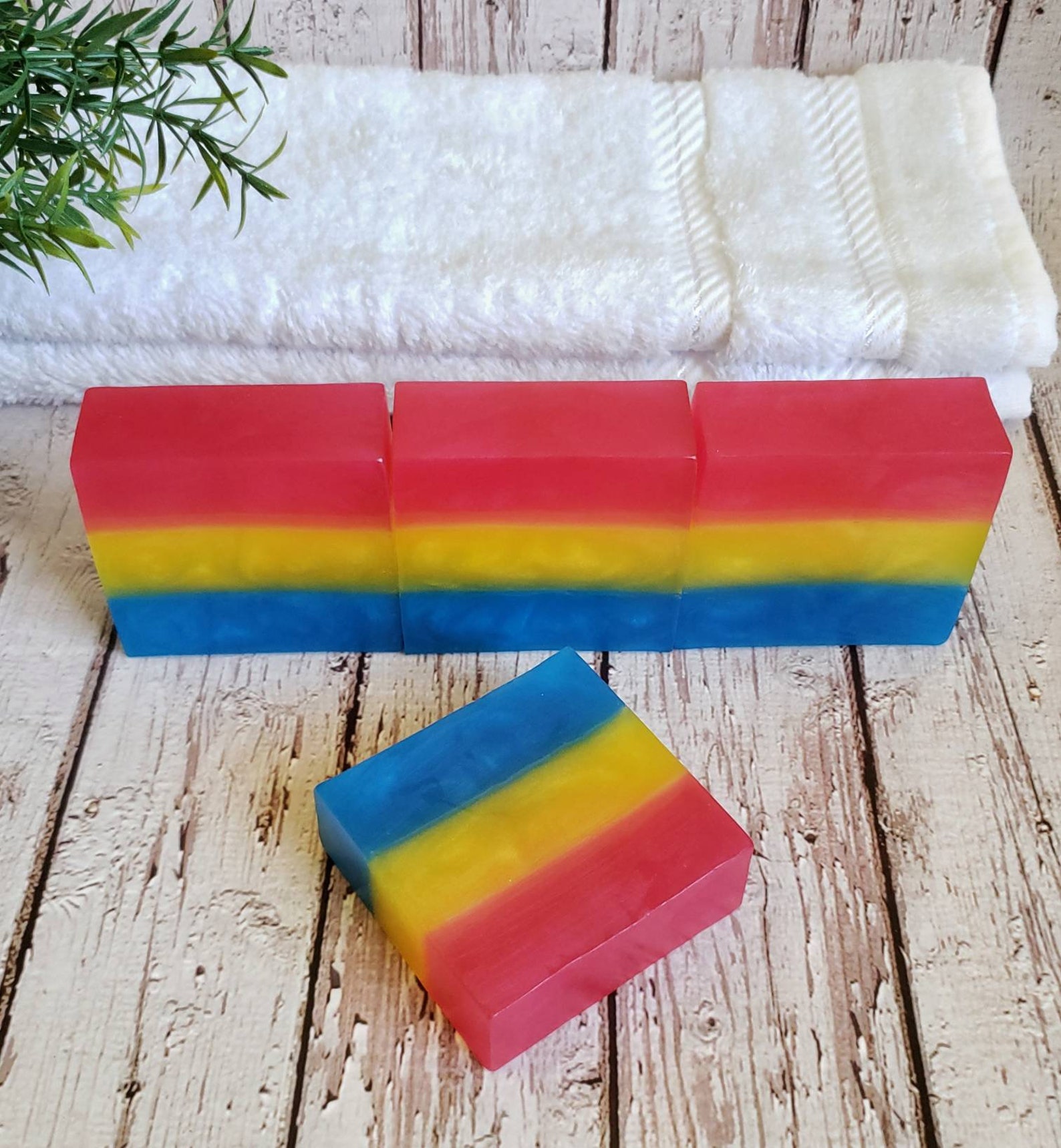 Pansexual Pride Soap Glycerin Soap Bar Pansexual Flag - Etsy