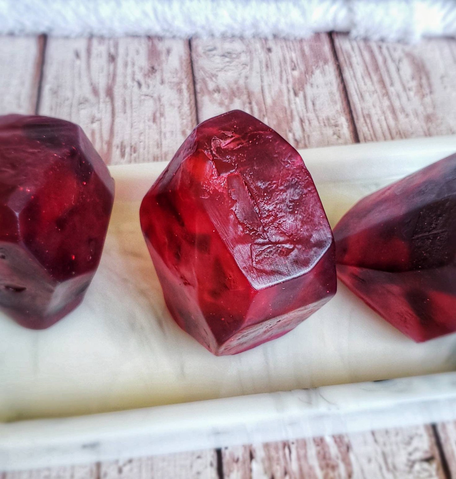 Ruby Soap Gemstone Soap Witchy Gifts for Best Friend - Etsy