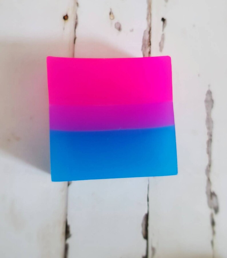 Bisexual Pride Soap Handmade Glycerin Soap LGBTQ Pride Soap - Etsy