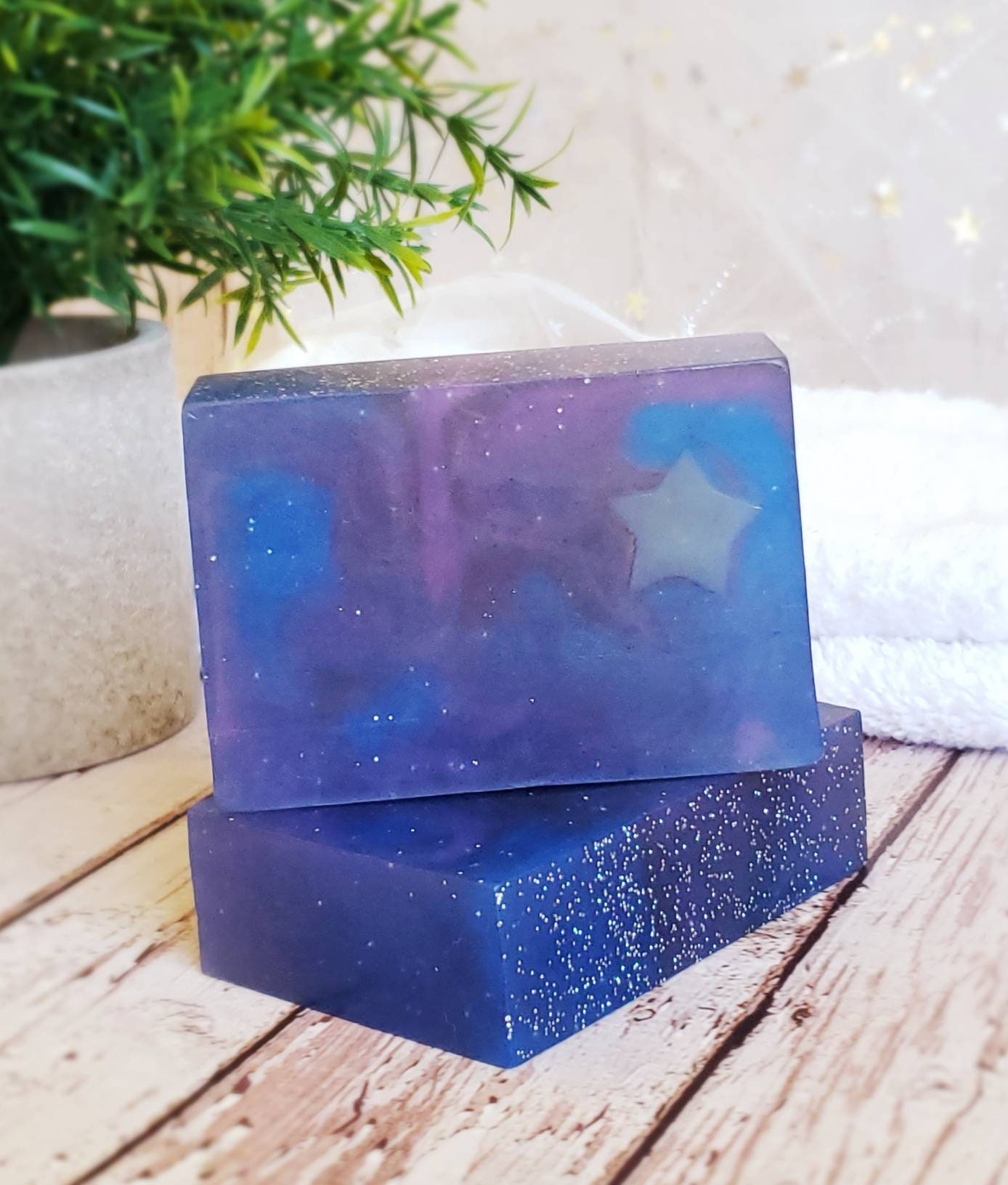 Galaxy Soap Handmade Glycerin Soap Birthday Gift For Best | Etsy