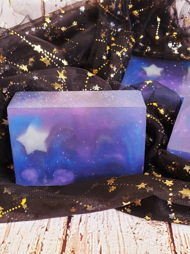 Galaxy Soap Handmade Glycerin Soap Birthday Gift For Best | Etsy