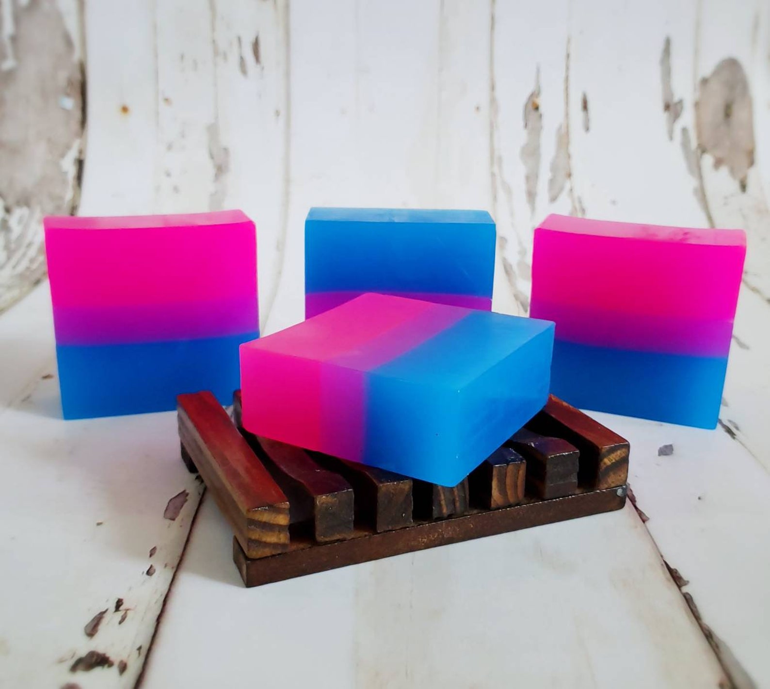 Bisexual Pride Soap Handmade Glycerin Soap LGBTQ Pride Soap - Etsy