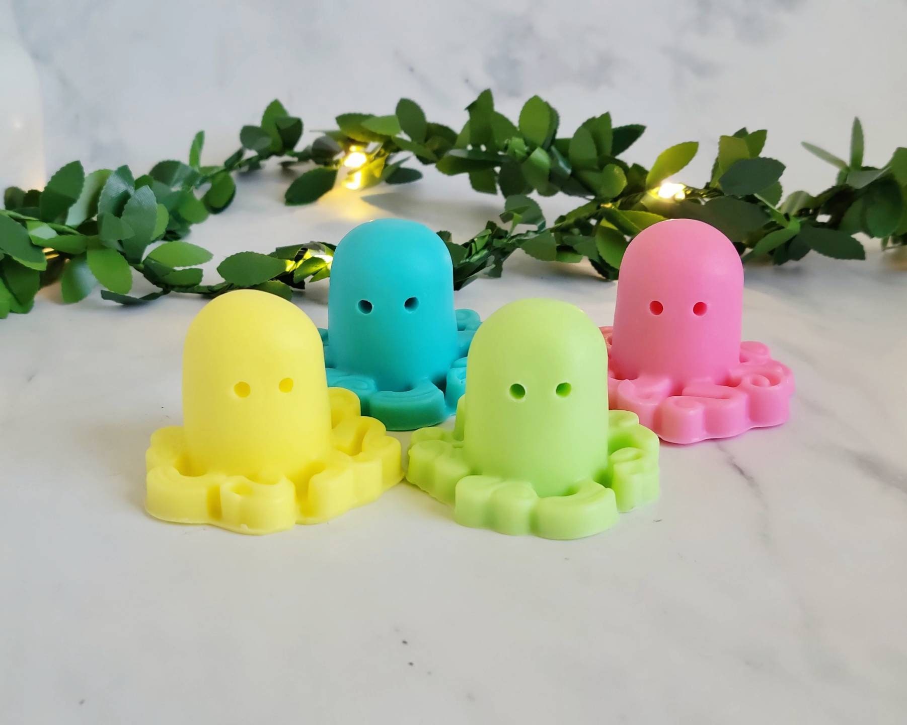 Octopus Soap Set of 4 Soaps Animal Shaped Soap Birthday - Etsy