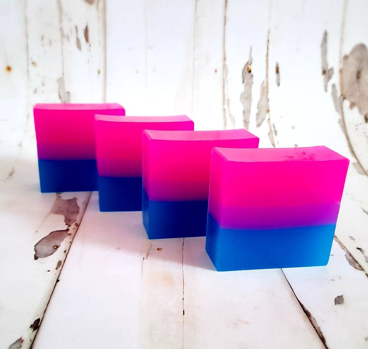 Bisexual Pride Soap Handmade Glycerin Soap LGBTQ Pride Soap | Etsy