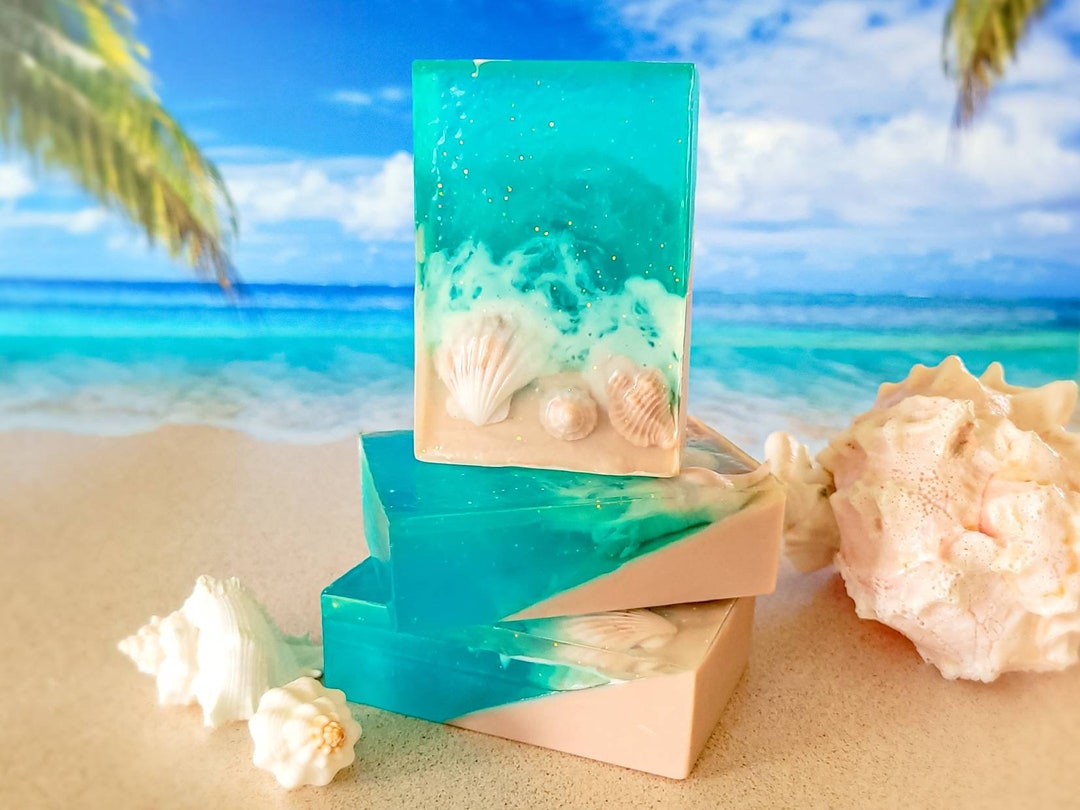 Ocean Soap Beach Soap Seashell Soap Nautical Soap Stocking - Etsy