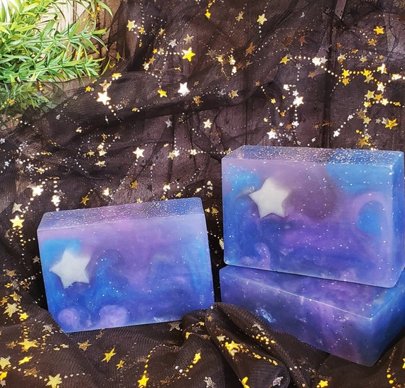 Galaxy Soap Handmade Glycerin Soap Birthday Gift For Best | Etsy