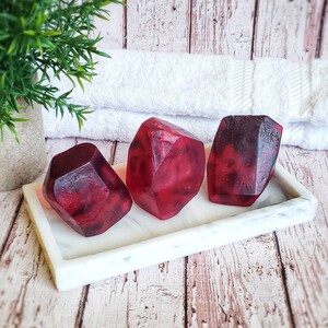 Ruby Soap, Gemstone Soap, Witchy Gifts for Best Friend, Crystal Soap ...