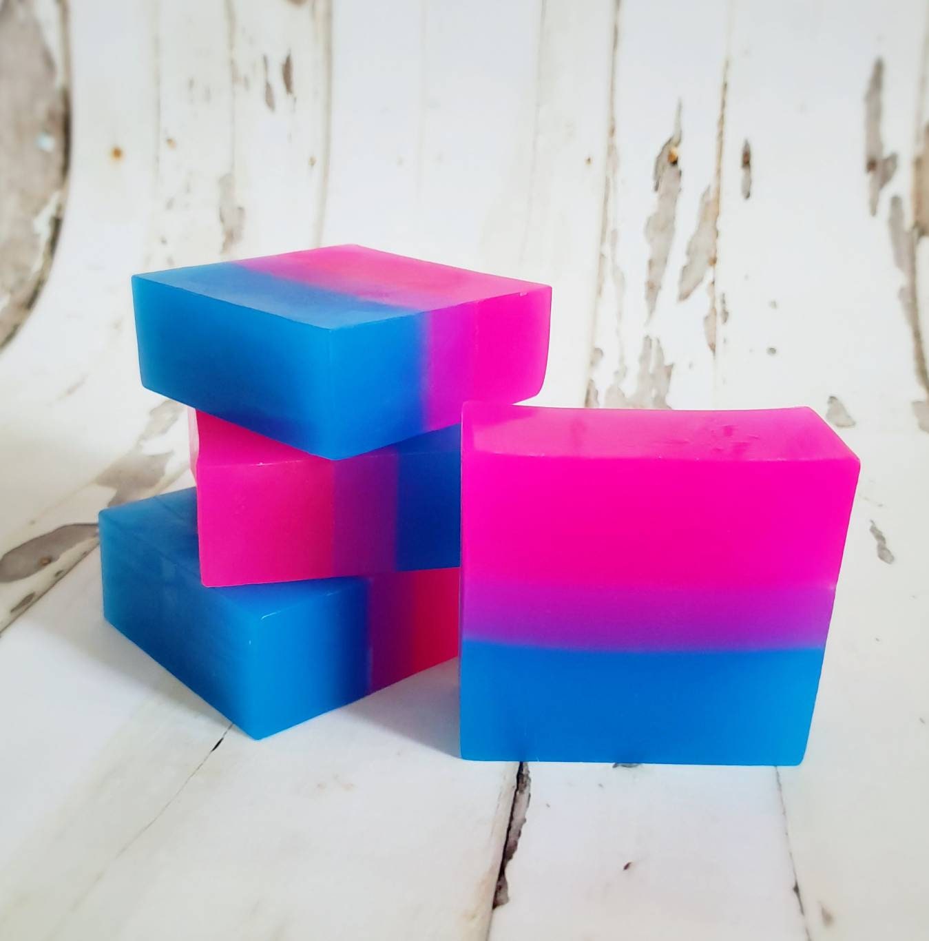 Bisexual Pride Soap Handmade Glycerin Soap LGBTQ Pride Soap | Etsy