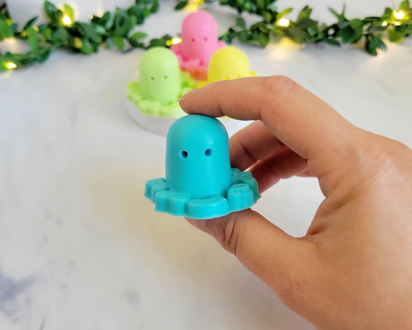 Octopus Soap Set of 4 Soaps Animal Shaped Soap Birthday - Etsy